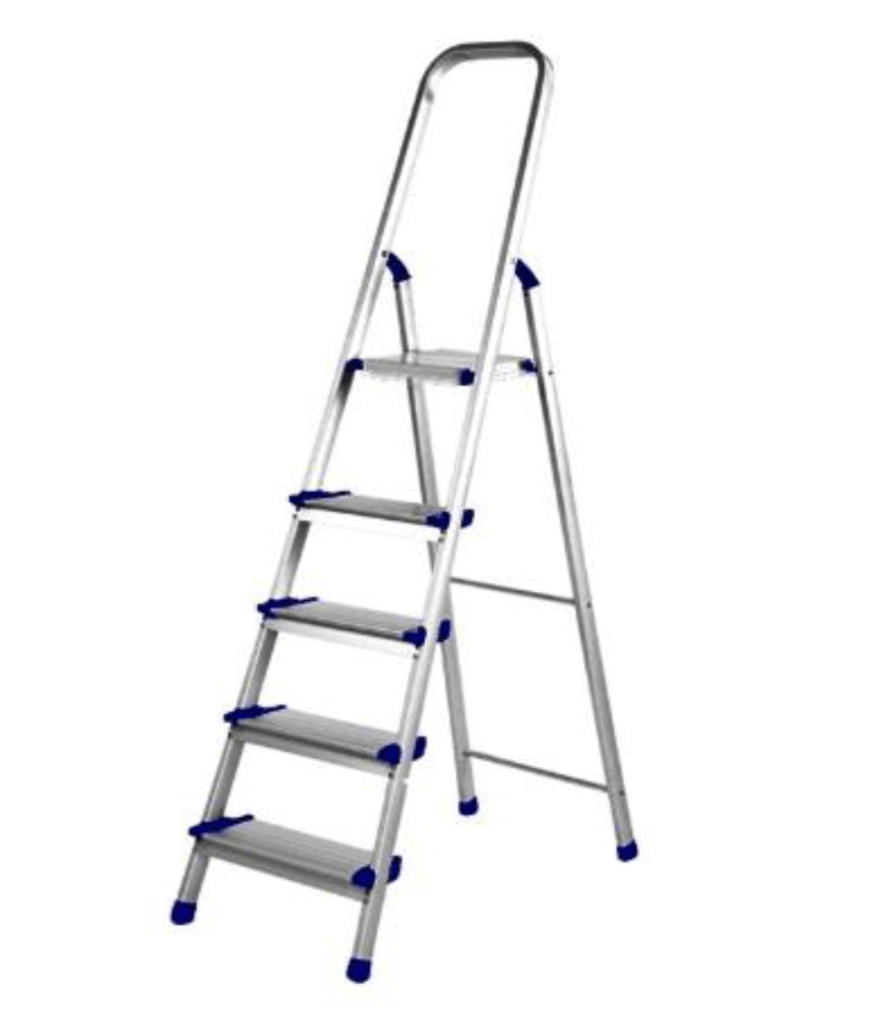 UST-AL5A, Aluminium Folding Ladder 5 Steps