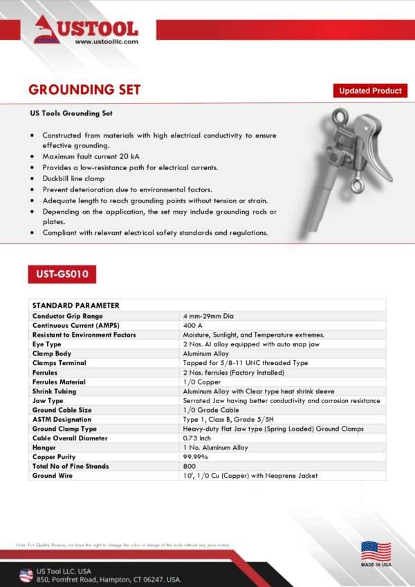UST-GS010 Grounding Set