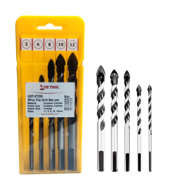 UST-5TDB 5 Pcs Tile Drill Bet Set (5mm-12mm)