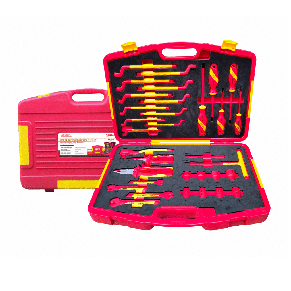 UST-V3833T 33Pcs VDE 1000V Insulated 3/8" Drive EV Tool Set
